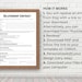 Editable Relationship Contract Template, One Page Relationship Contract ...