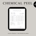 Chemical Peel Forms, Editable Esthetician Templates, Chemical Peel ...