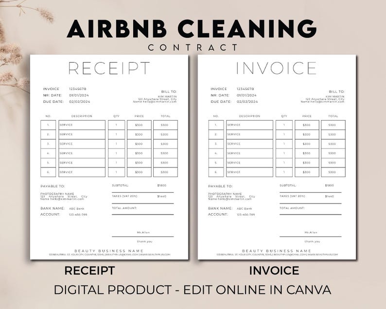 Airbnb Cleaning Checklist, Vacation Rental Housekeeping Checklist ...