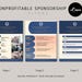 Nonprofit Event Sponsorship Fundraising Flyers, Donation Package, Editable Infographic, Sponsor ...