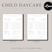 Editable Home Daycare Contract Template, Home Daycare Forms Package ...