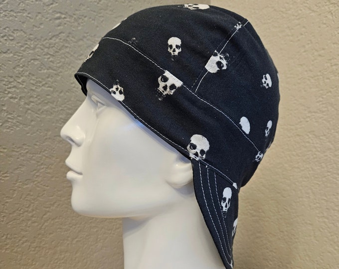 Skulls Welding Cap, 100% Cotton, Custom, Made to Order, Reversible - Etsy