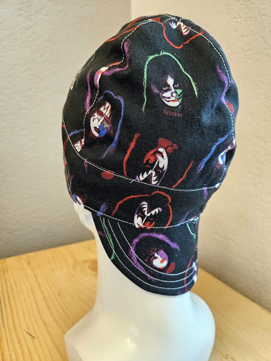 Kiss Rock Band Welding Cap, 100% Cotton, Custom, Made to Order ...