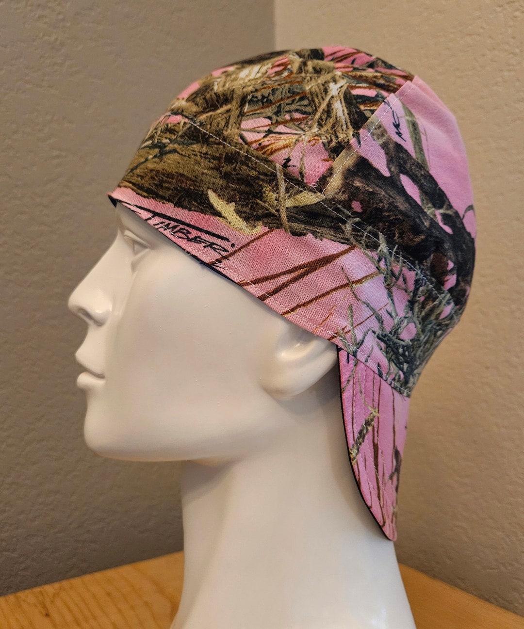 Wilderness Camo Pink Welding Cap, 100% Cotton, Custom, Made to Order ...