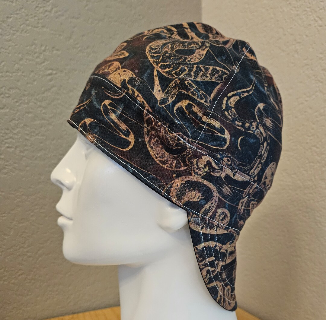 Golden Snakes Welding Cap, 100% Cotton, Custom, Made to Order ...