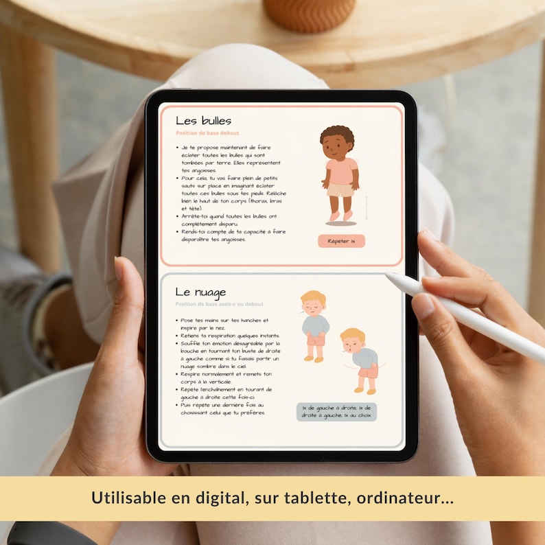 44 Printable Dynamic Relaxation Cards – Child Sophrology Tool ...