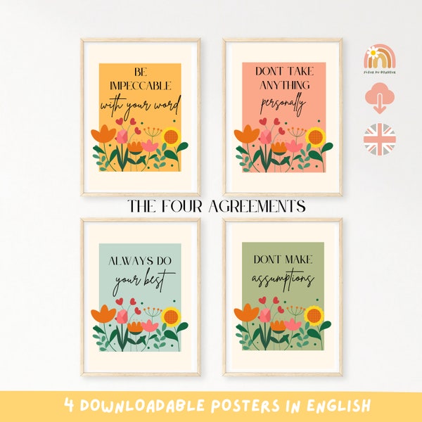 The Four Agreements - Etsy