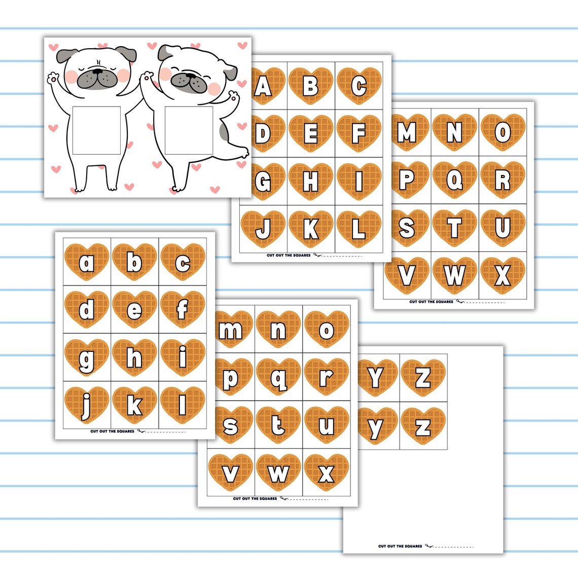 Valentine's Day Letter Matching Activity, Letter Matching Game ...