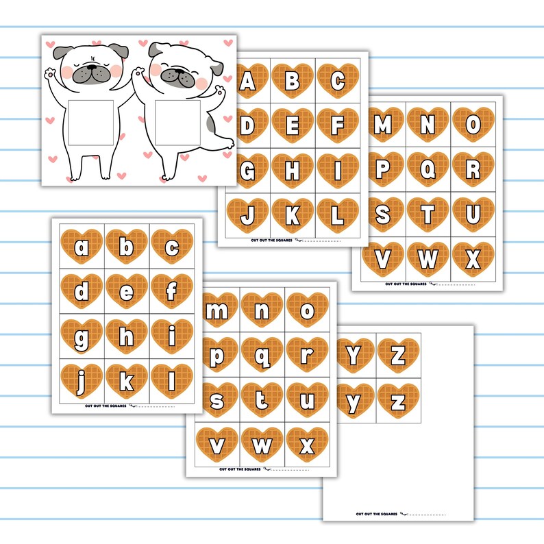 Valentine's Day Letter Matching Activity, Letter Matching Game ...