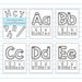 Alphabet Tracing and Matching Worksheets, Printable Activity, ABC ...