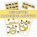 Bee Letter Matching Activity, Letter Matching Game, Alphabet Printable ...