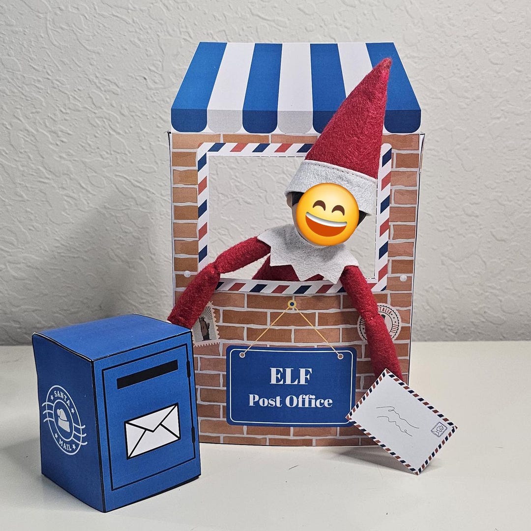 Elf Post Office Booth Printable, Elf Christmas Props, Creative Elf ...