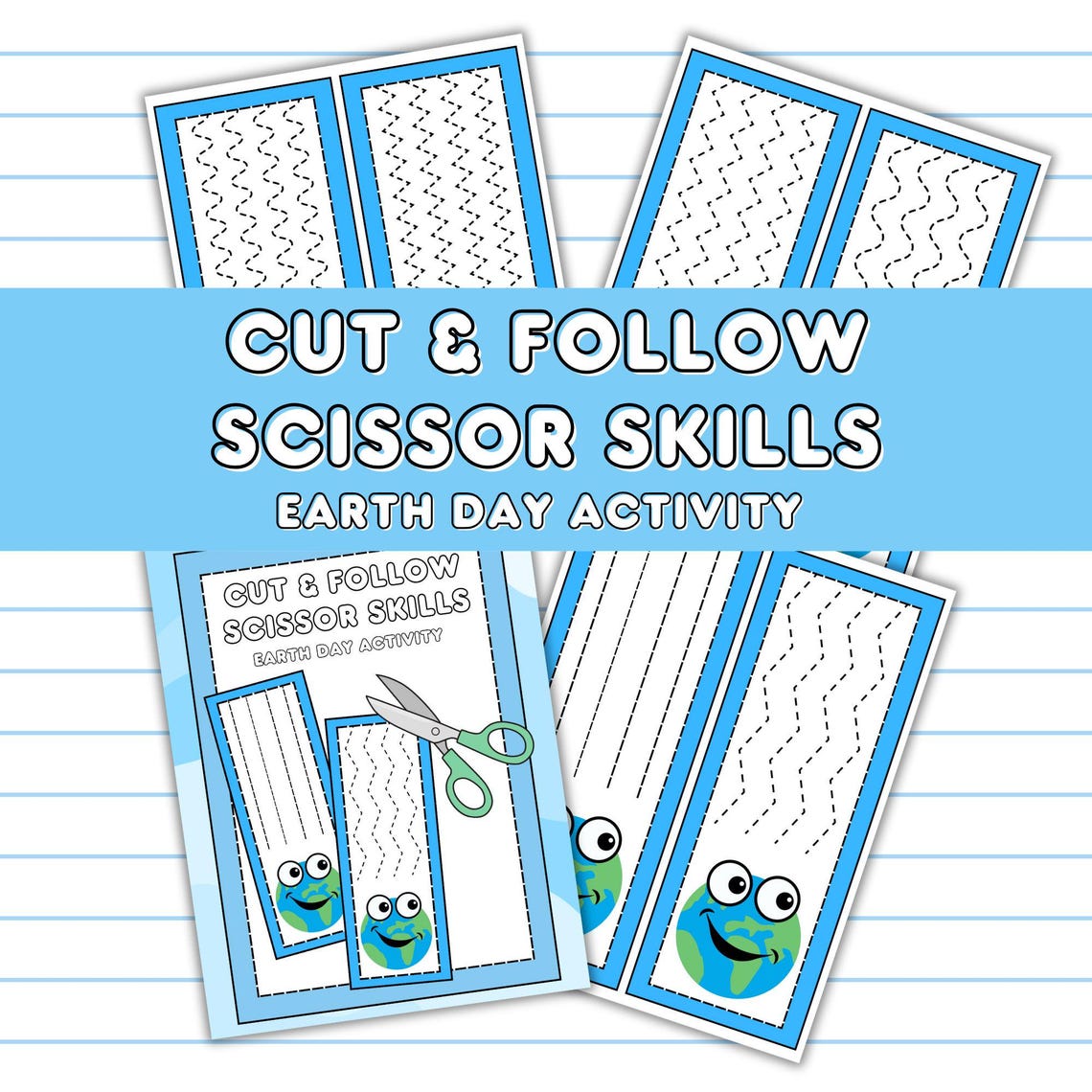 Earth Cutting Activity, Practice Your Scissors Skills, Cutting ...