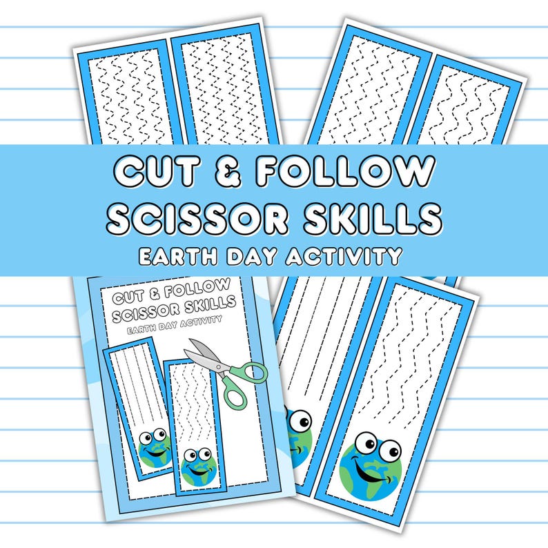 Earth Cutting Activity, Practice Your Scissors Skills, Cutting ...