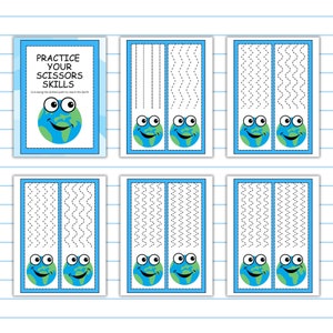 Earth Cutting Activity, Practice Your Scissors Skills, Cutting ...