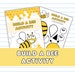 Build A Bee, Summer Activity, Preschool Printable, Insect Craft , DIY ...