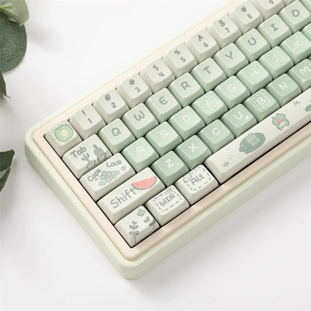 Cute Kawaii Animal Theme Keycaps PBT MX Switches - Etsy