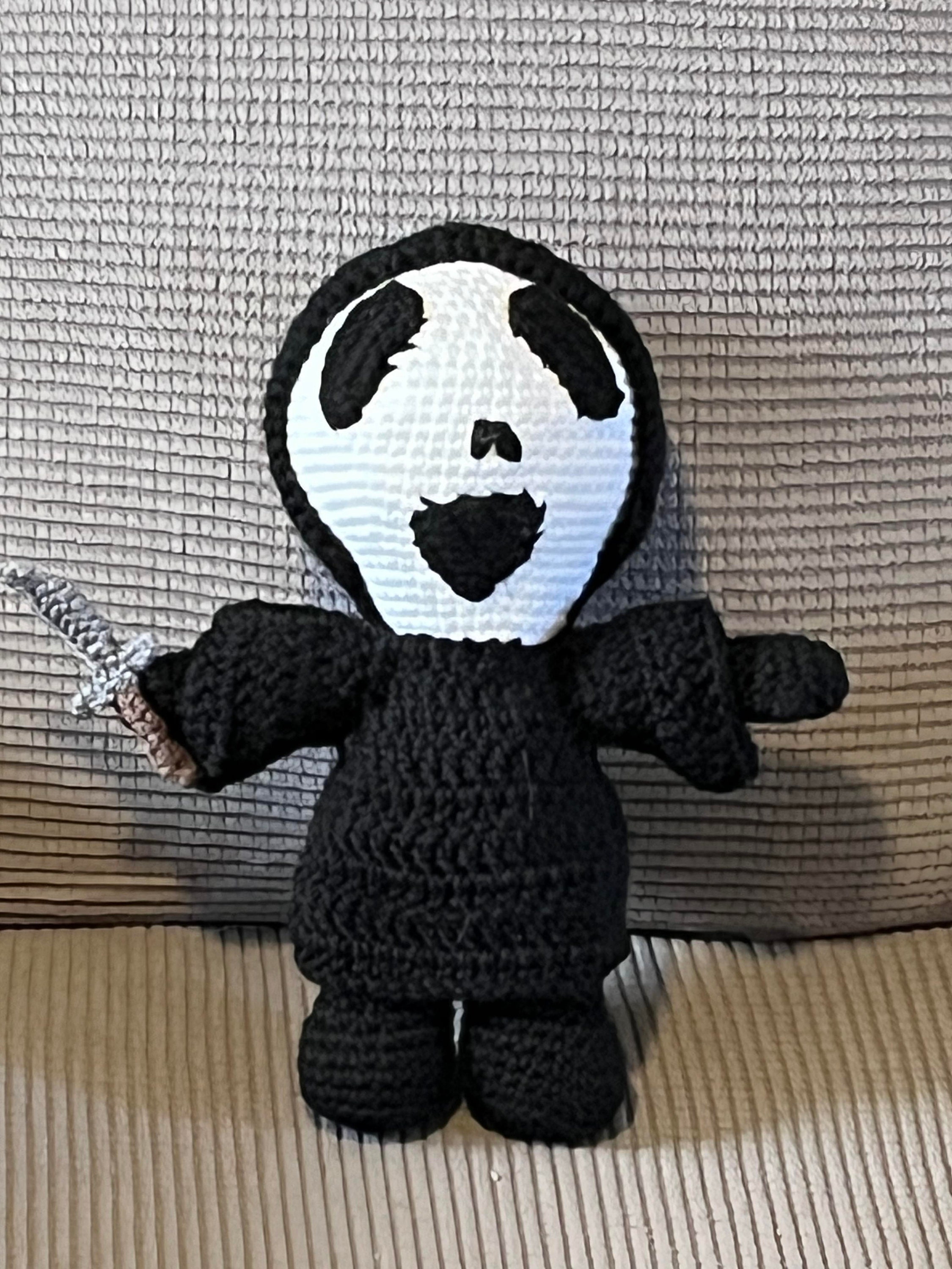 Scream Inspired Ghostface Crochet Plush Doll - Etsy