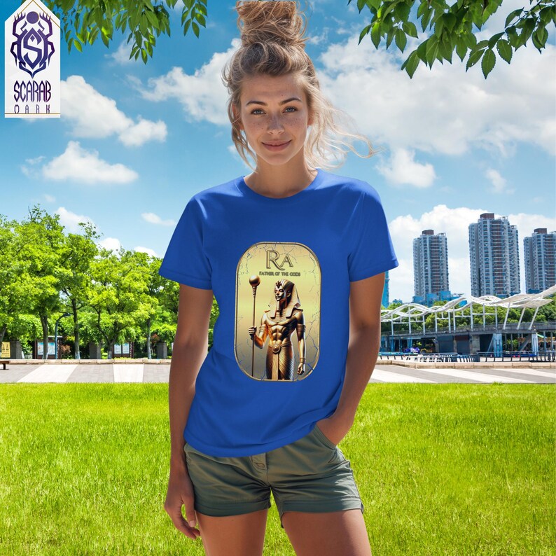 Ra Ancient Egyptian Sun God Graphic Tee: Father of the Gods - Mythology ...