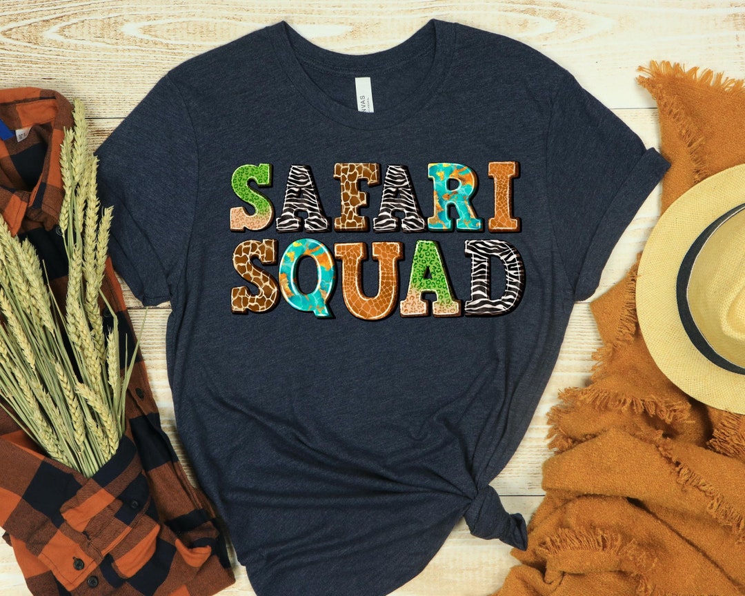Safari Squad Shirt, Safari Trip T-shirt,african Safari Shirt,wild ...