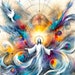 One God, Now and Forever - Download and Print - Abstract Watercolor for ...