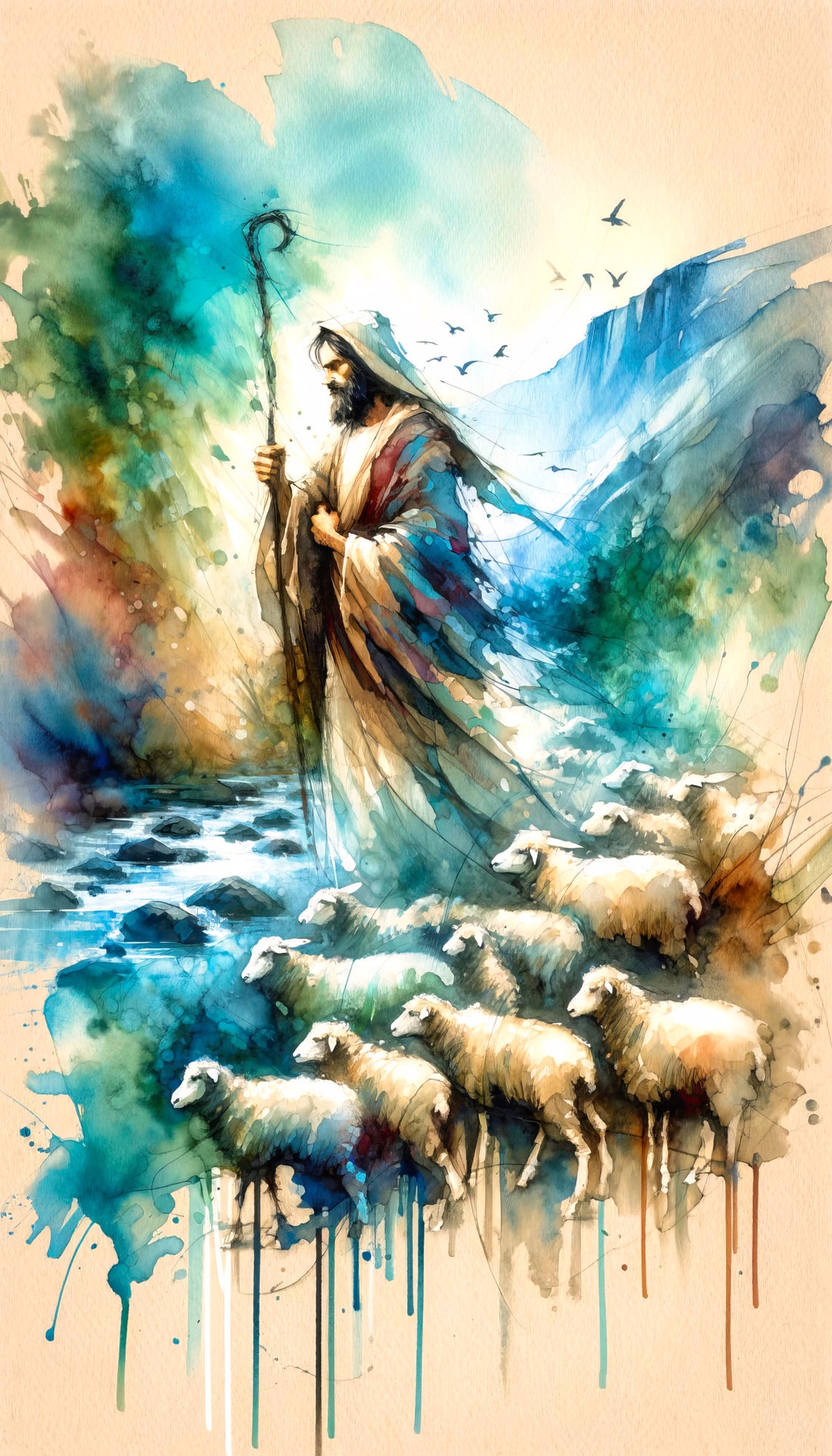 The I AM Statements of Jesus - Download and Print Abstract Art - for ...