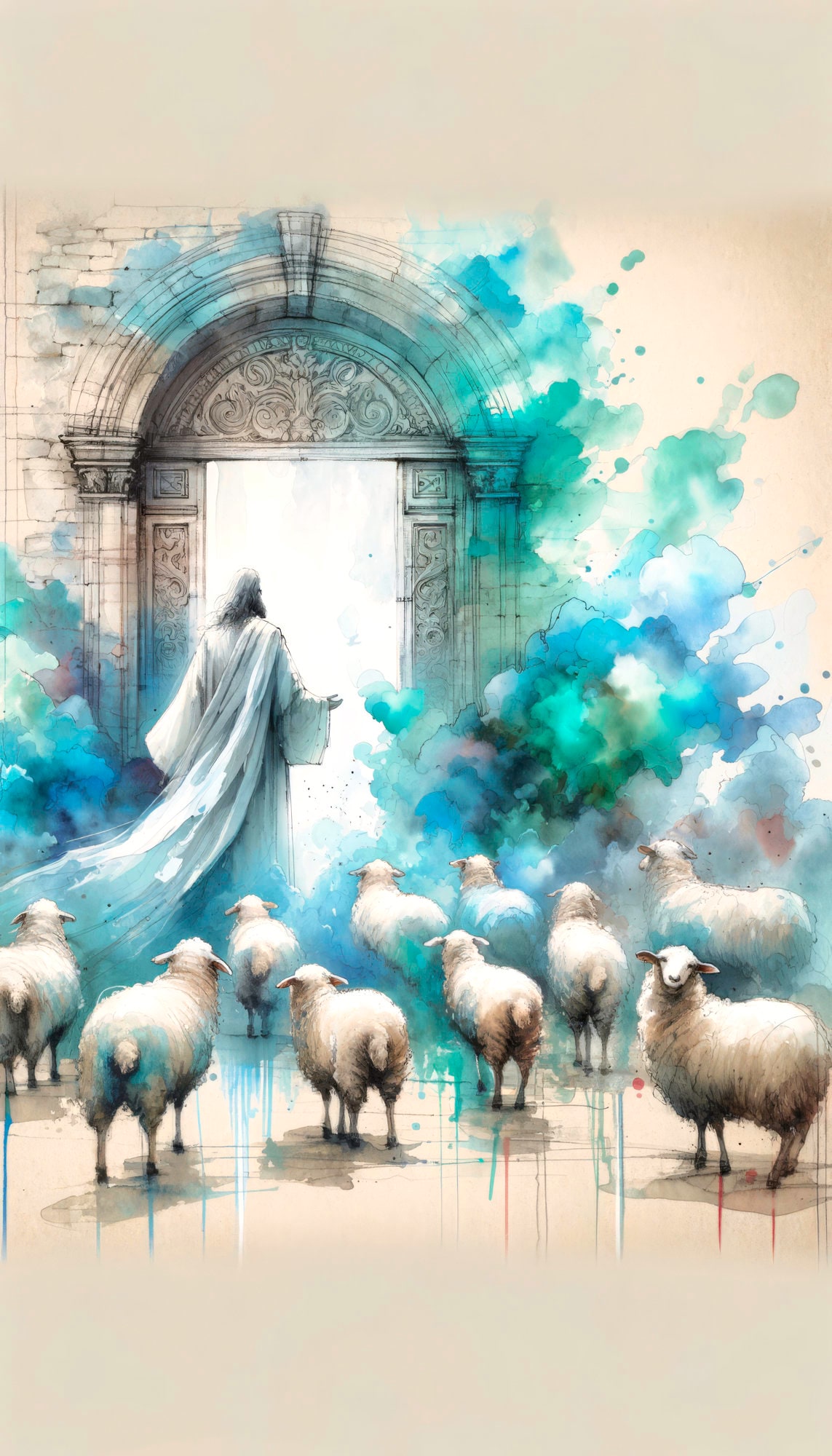 The I AM Statements of Jesus - Download and Print Abstract Art - for ...