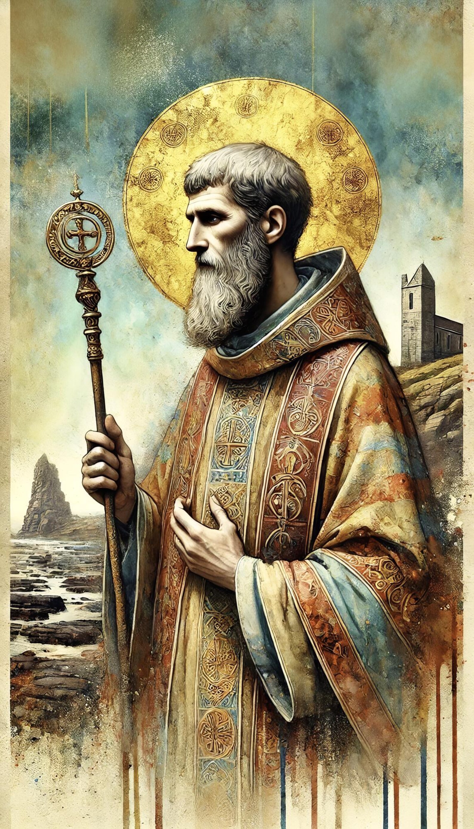 Saints of March - Download and Print - Abstract Watercolor for ...