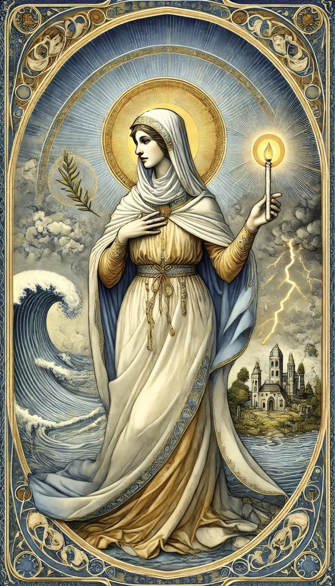 Saints of February - Download and Print - Abstract Watercolor for ...