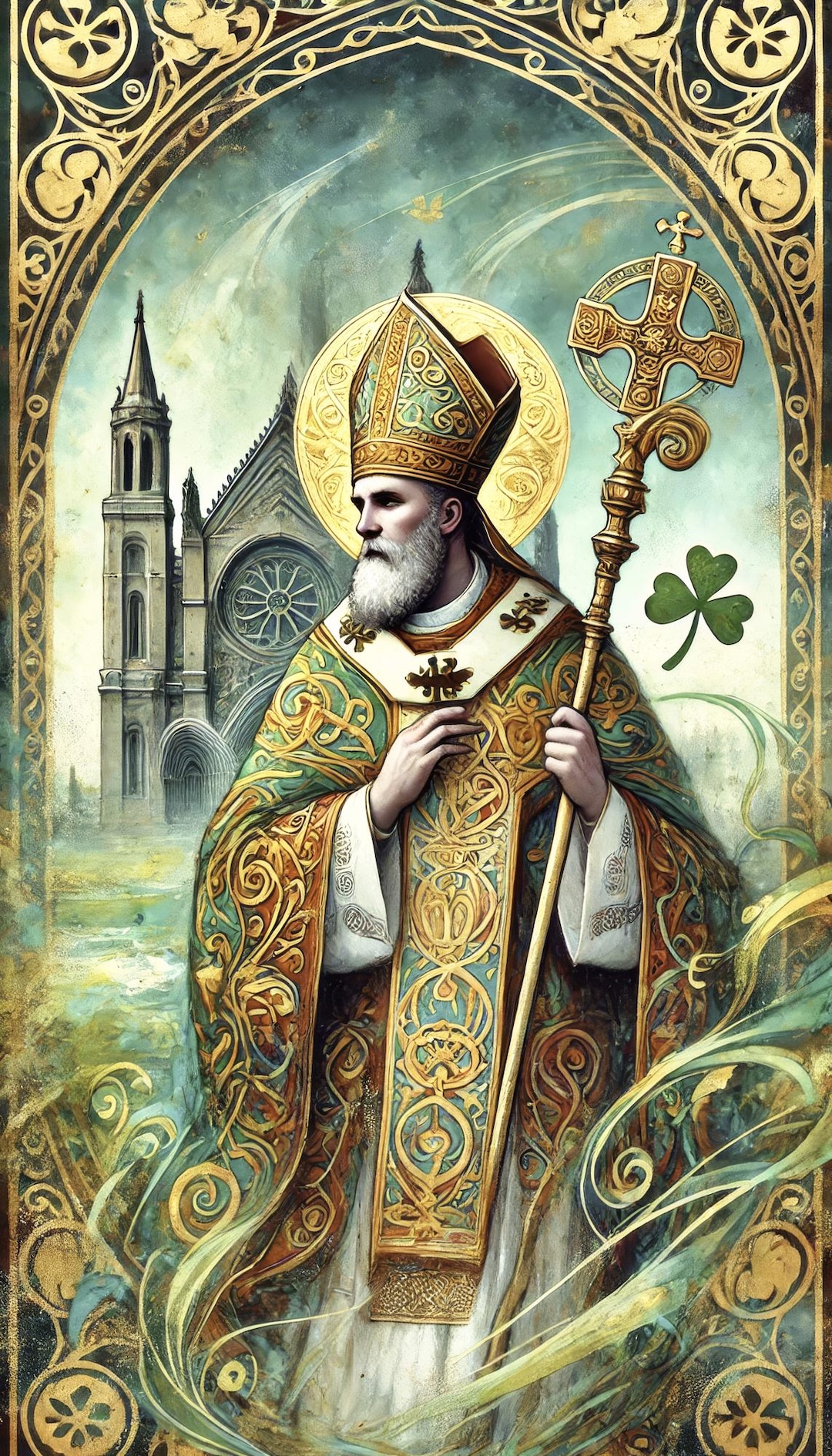 Saints of March - Download and Print - Abstract Watercolor for ...