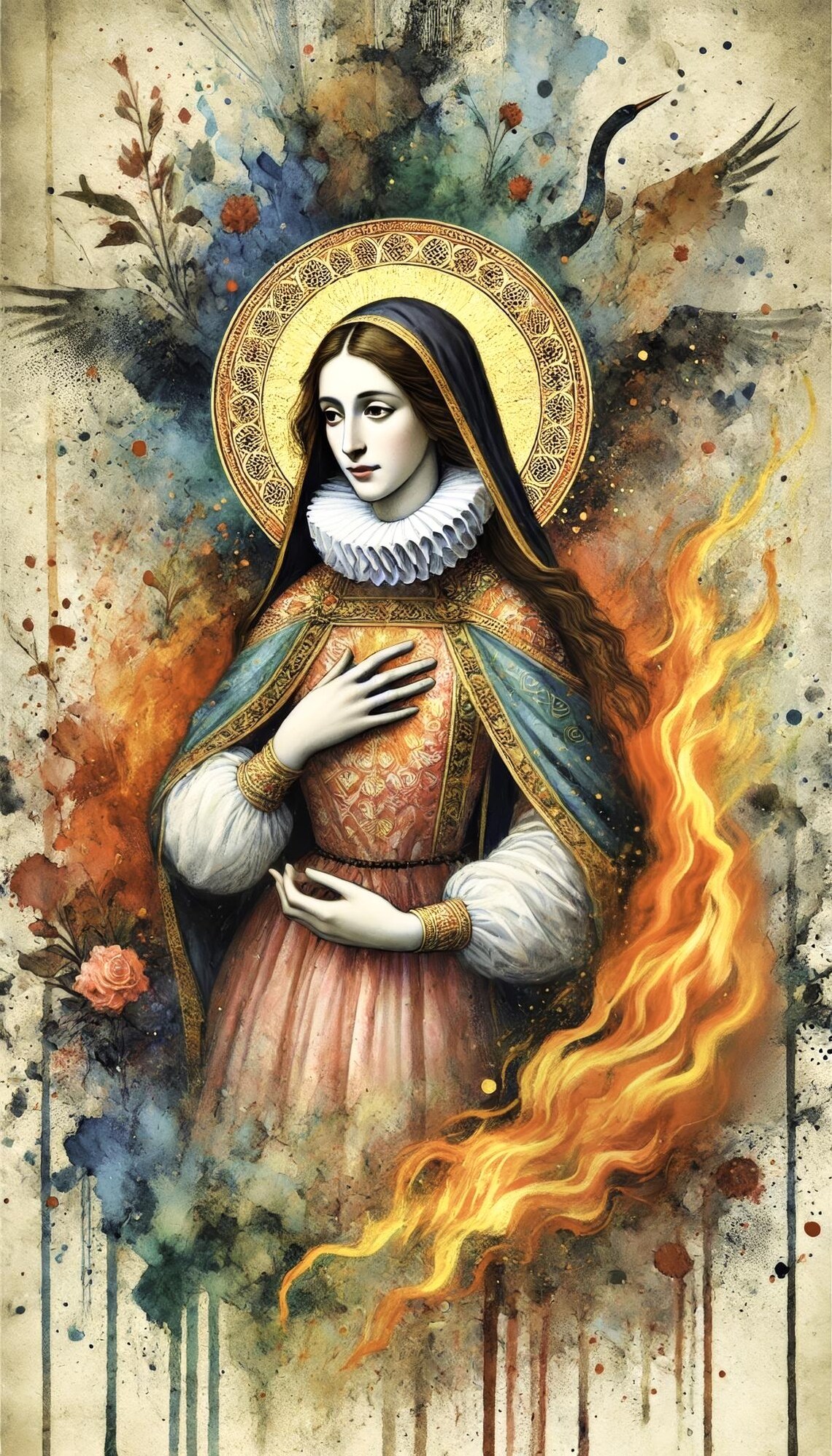 Saints of March - Download and Print - Abstract Watercolor for ...