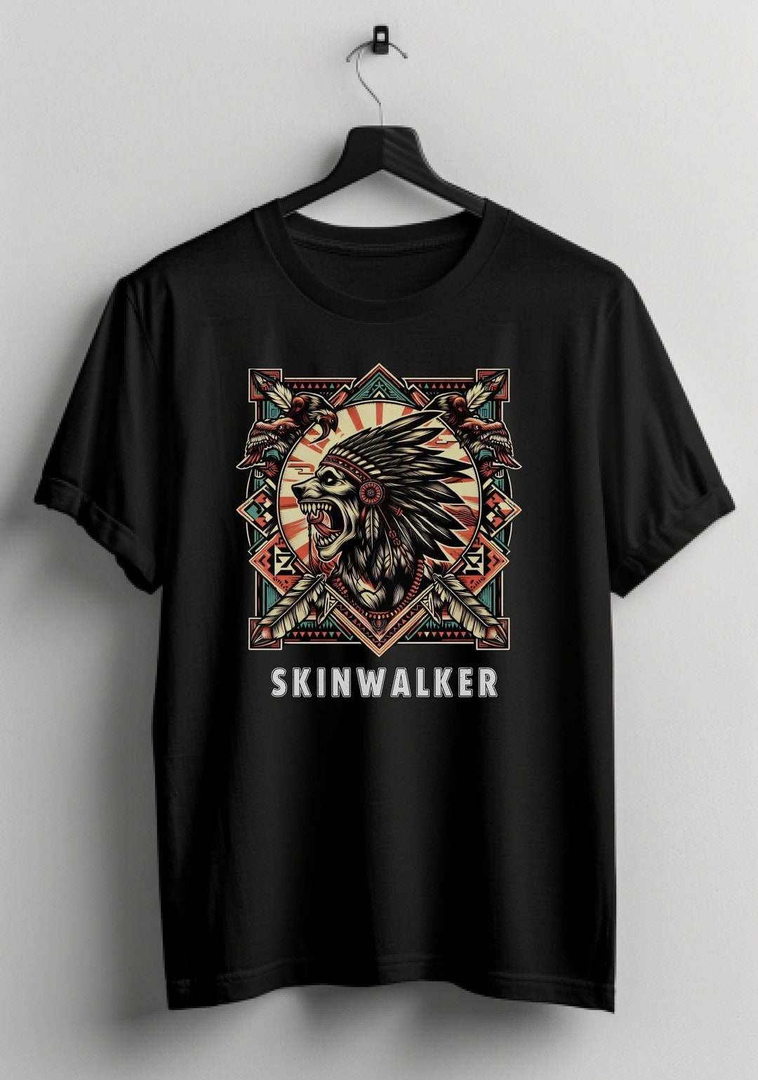 Skinwalker Graphic T-shirt: Cryptid Design - Etsy