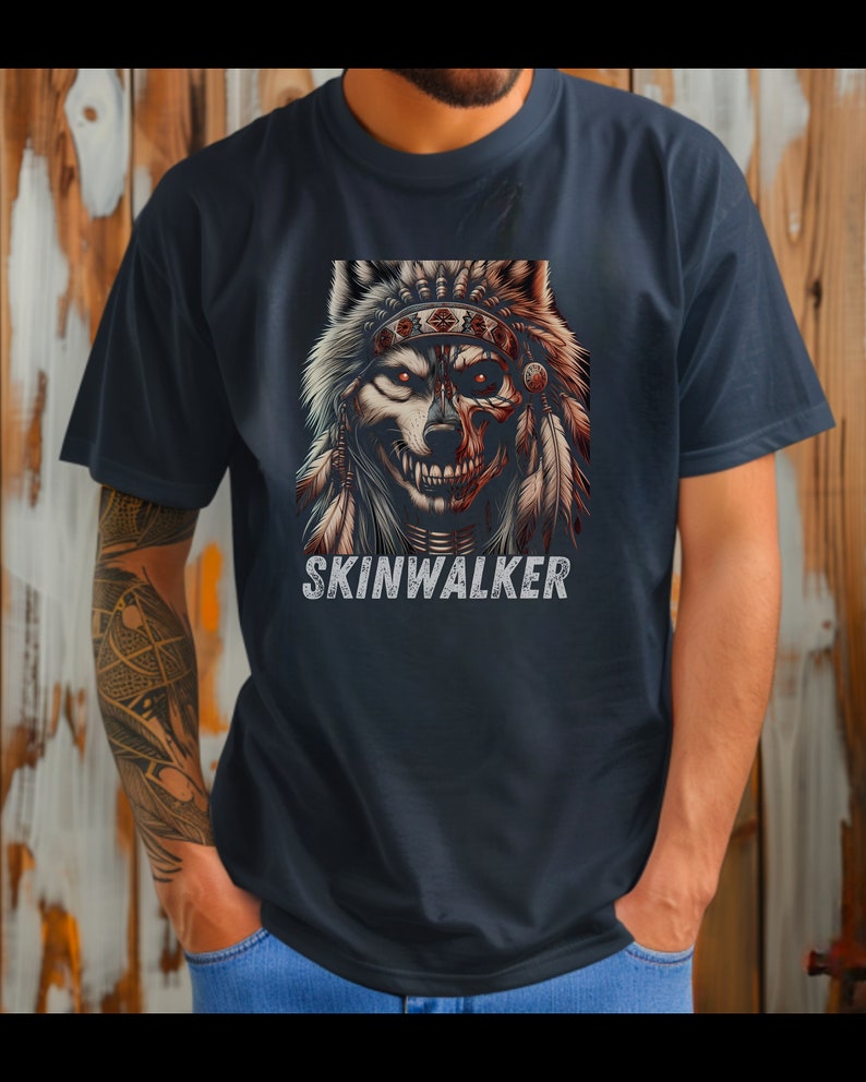 Skinwalker Graphic T-shirt: Cryptid Folklore Tee - Etsy