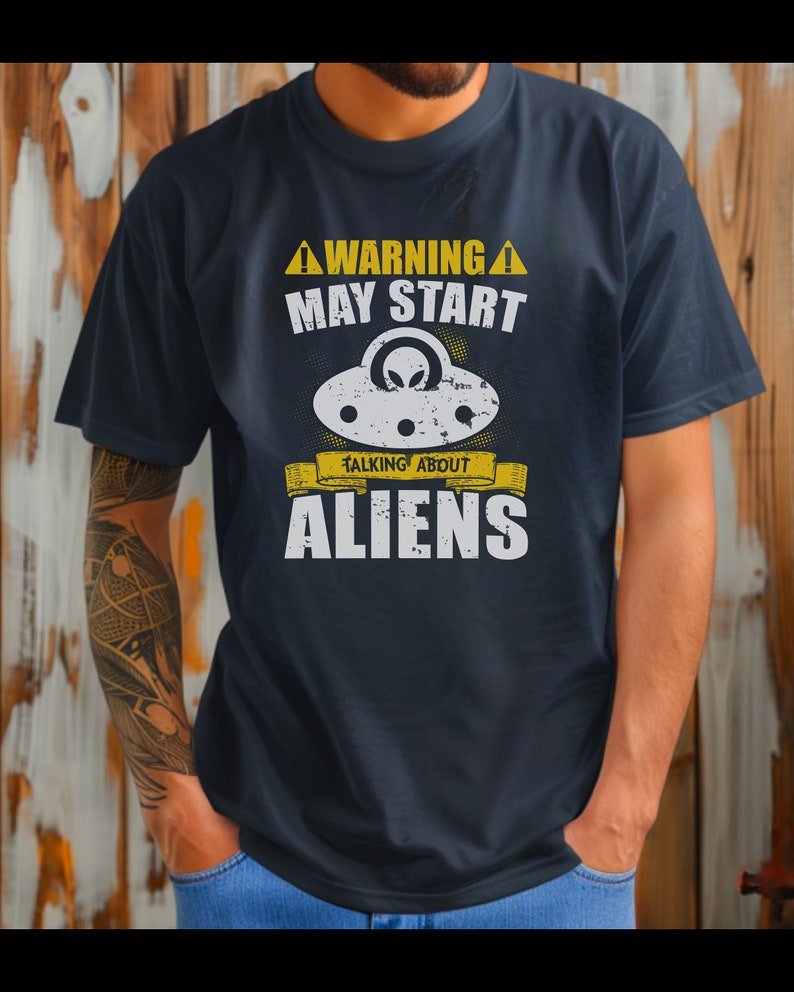 Funny UFO Graphic T-shirt: Alien Enthusiast Gift - Etsy