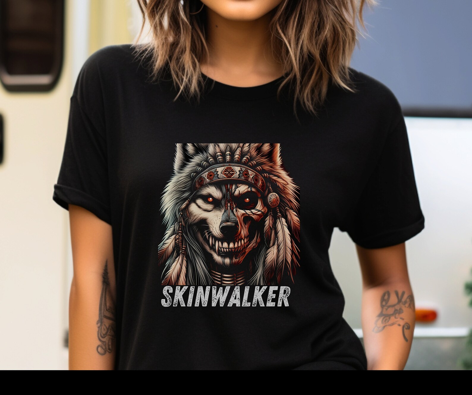 Skinwalker Graphic Shirt, Skinwalker Dog Shirt, Skinwalker Graphic T ...