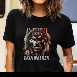 Skinwalker Graphic T-shirt: Cryptid Folklore Tee - Etsy
