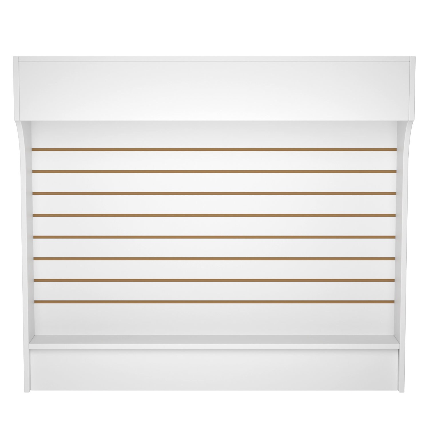 Ledge Top Counter With Slatwall Front Panel 4 Ft - Etsy