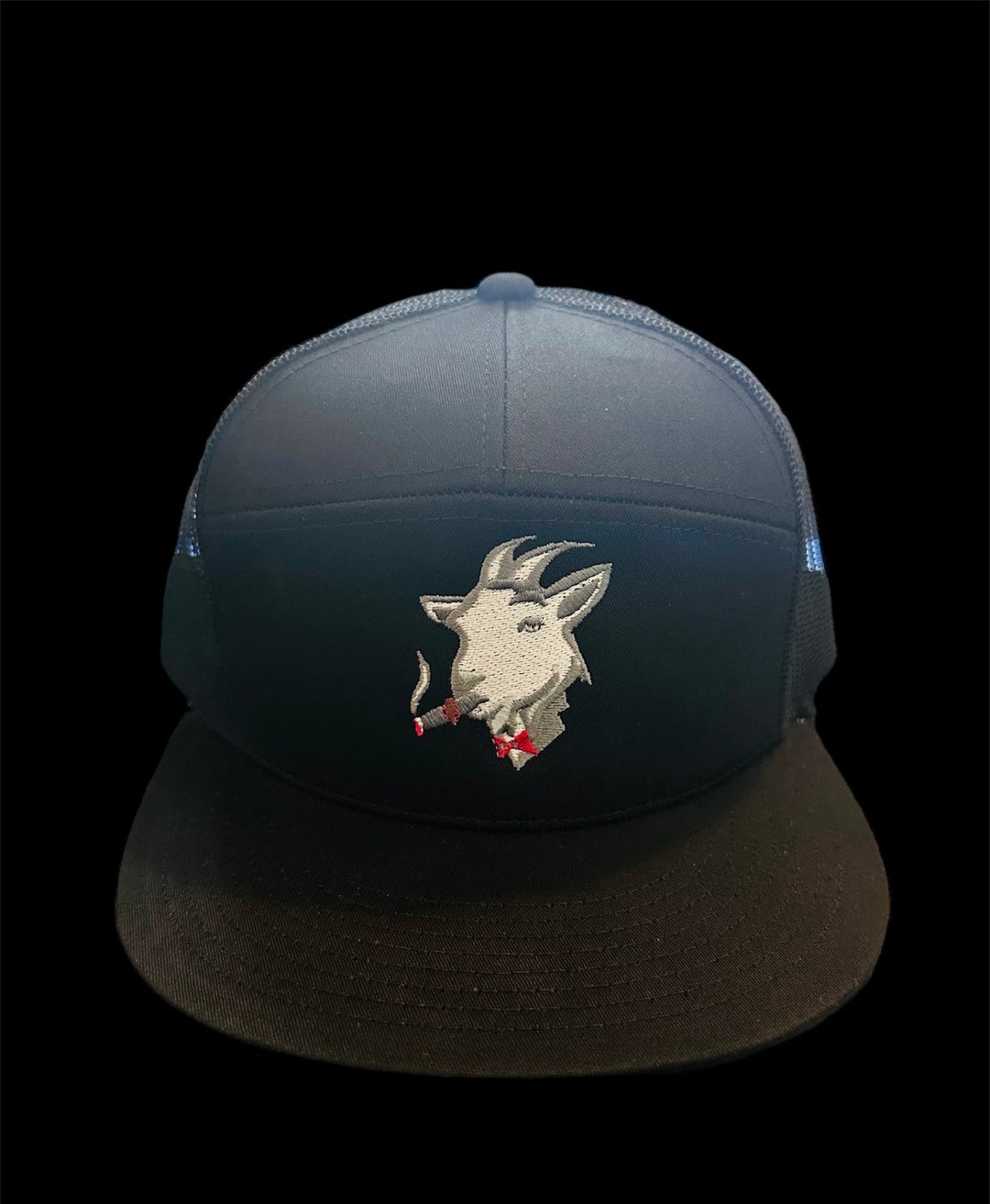 Smoking Goat Premium Baseball Cap - Etsy