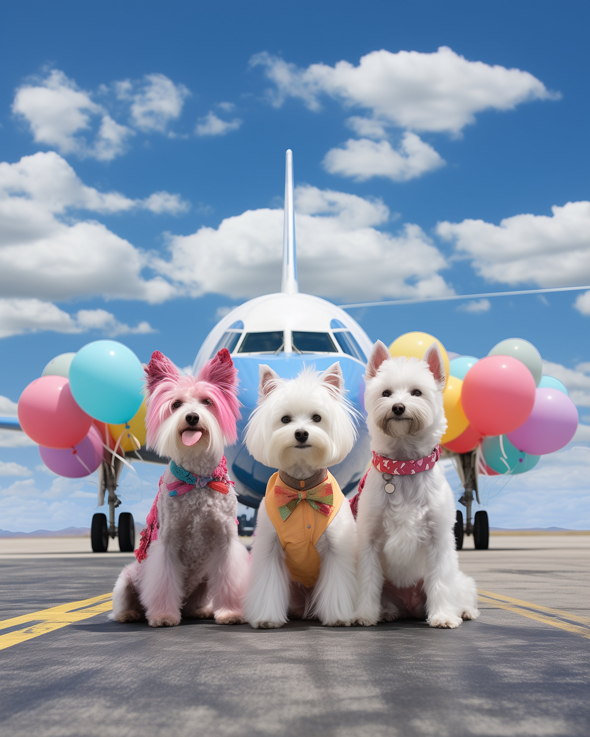 Airplane Pups, Digital Download - Etsy