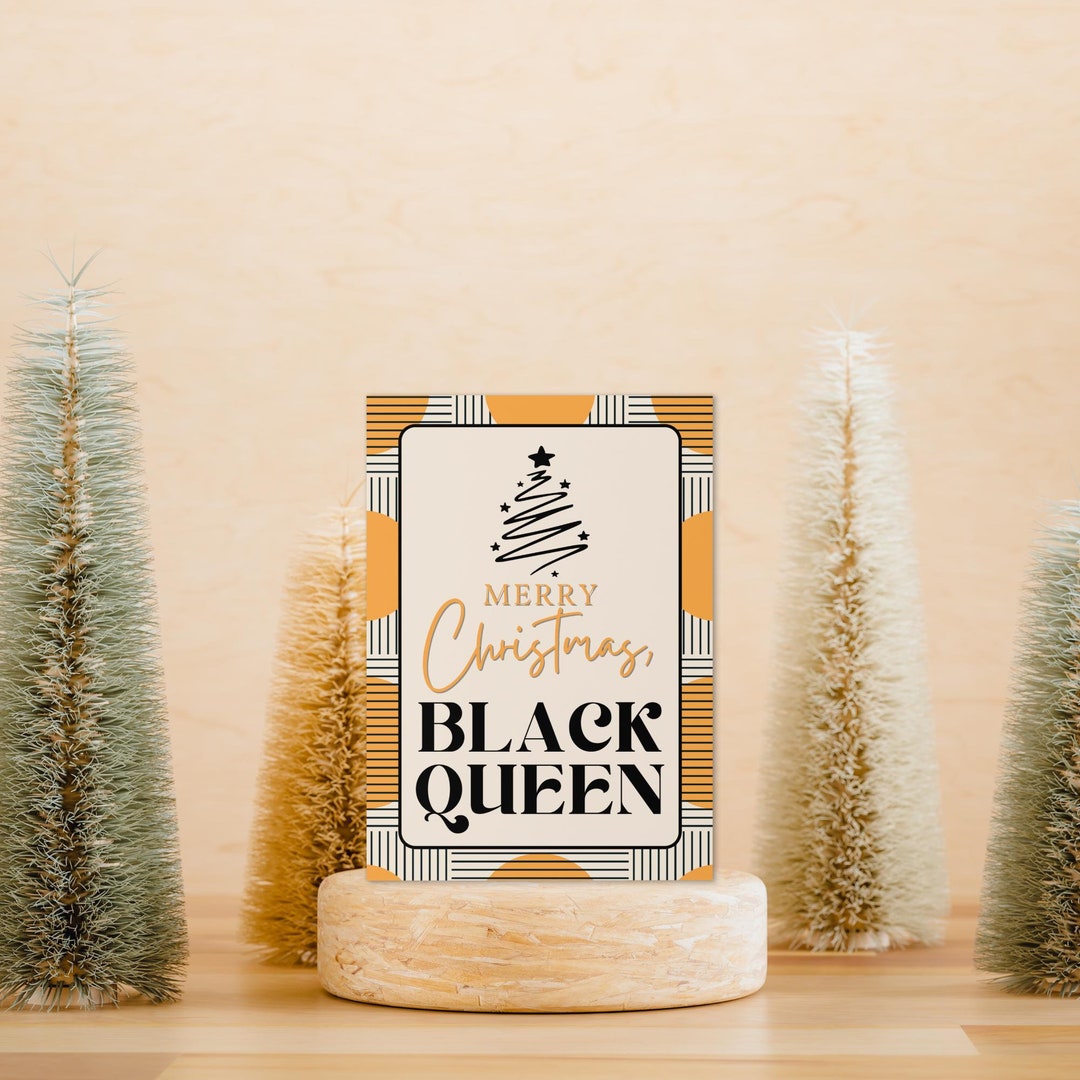 Black Greeting Card, African American Holiday Cards, Christmas Cards ...