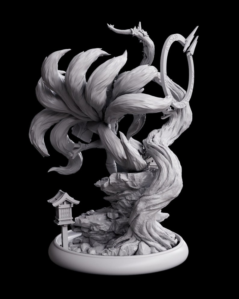 AHRI League of Legends 3D Printed Resin Model Unpainted Free Shipping ...