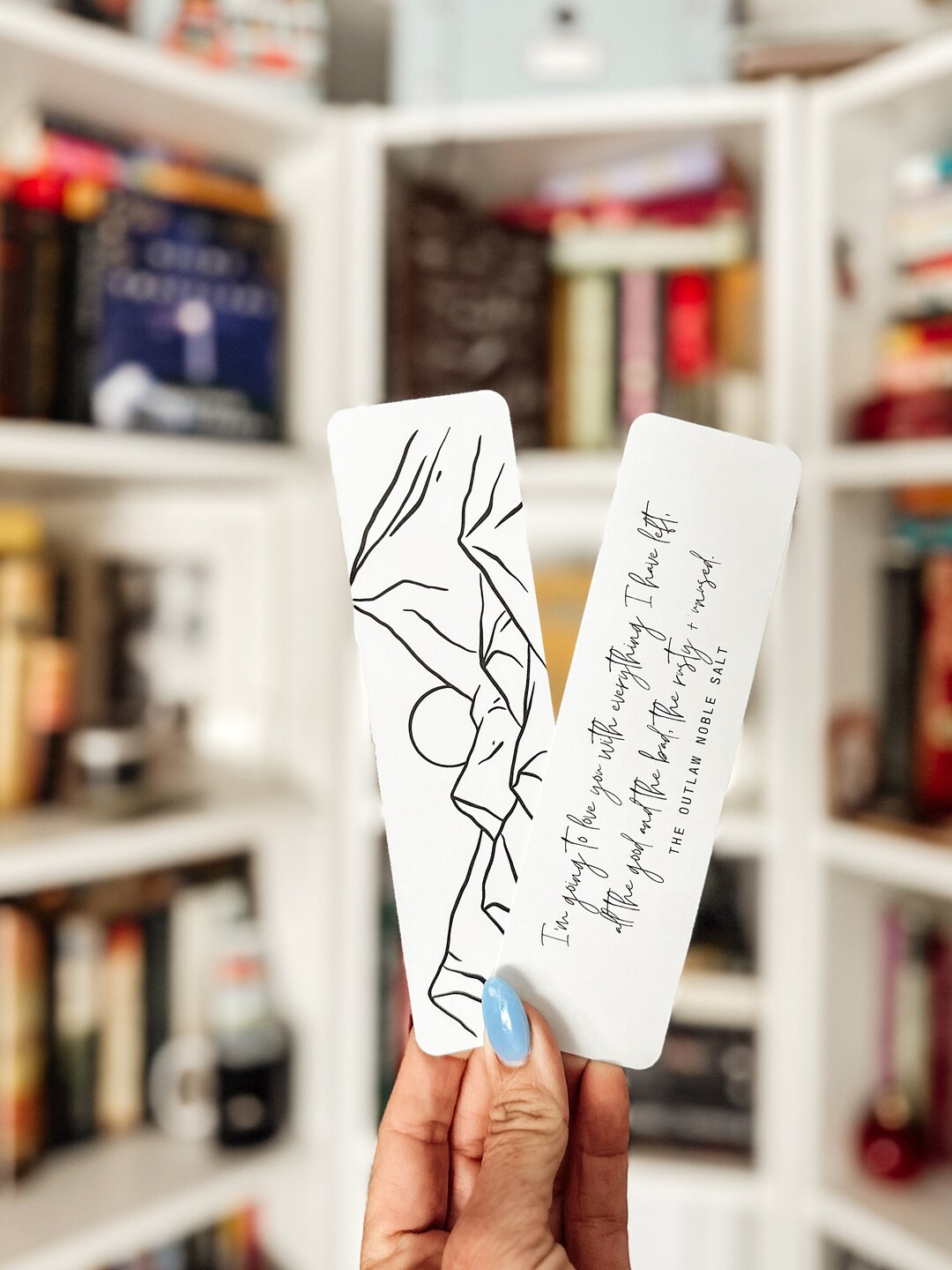 The Outlaw Noble Salt Bookmark: Mountains - Etsy