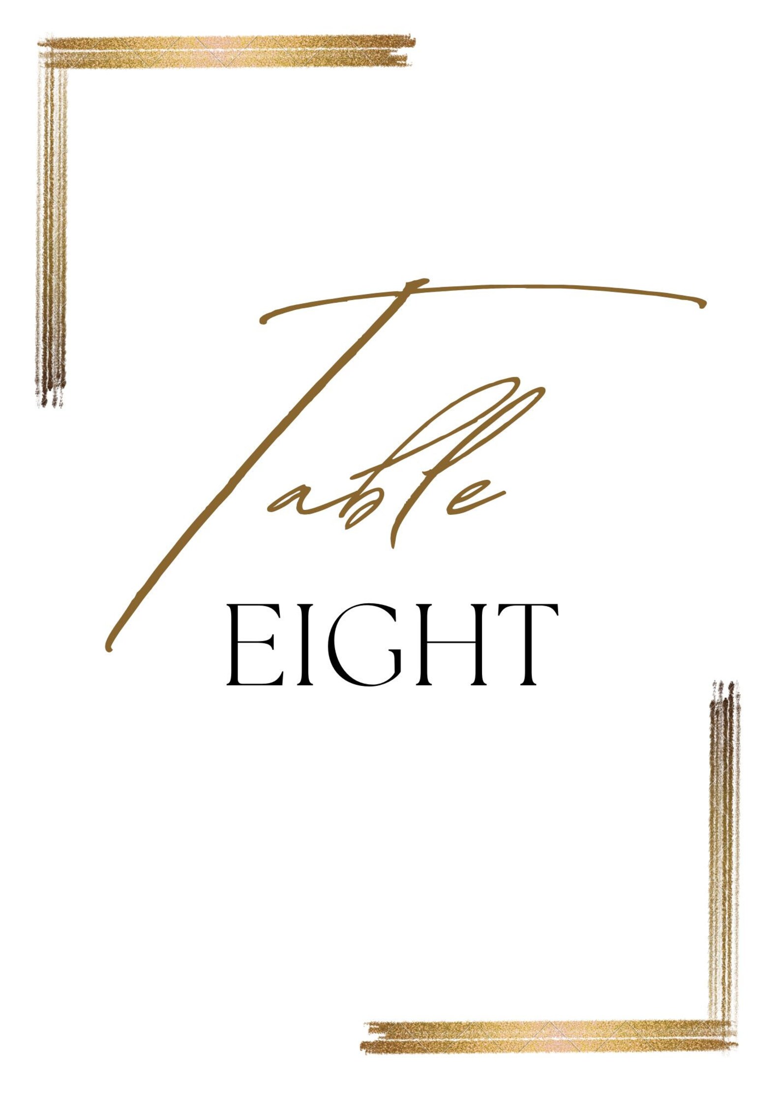 Printable Table Numbers - Etsy