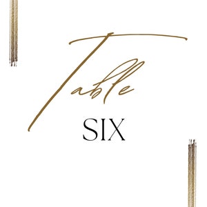 Printable Table Numbers - Etsy