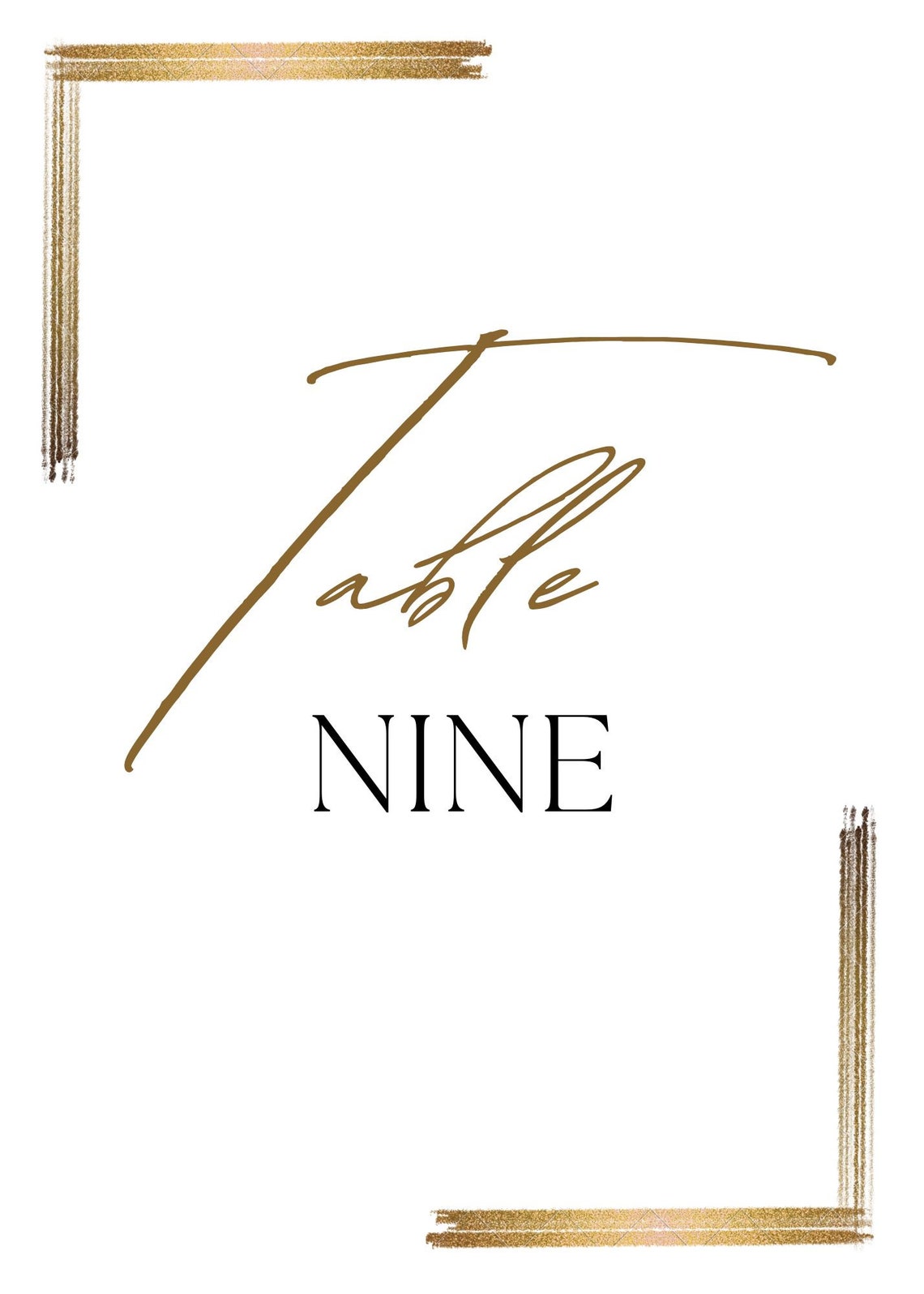 Printable Table Numbers - Etsy