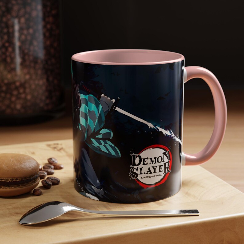 Anime Coffee Mug, Tanjiro Kamado Water Breathing Design, Manga Tea Cup ...