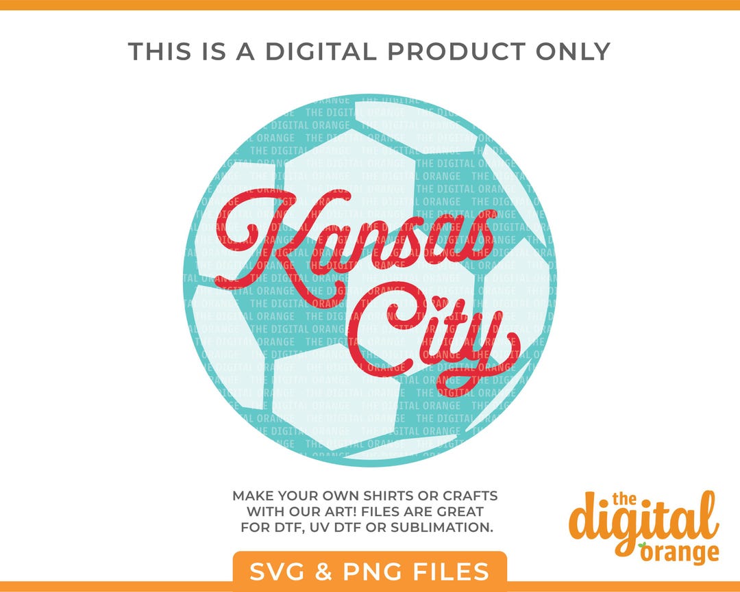 Kansas City Soccer Ball SVG & PNG Bundle | Kc Current Soccer Clip Art ...