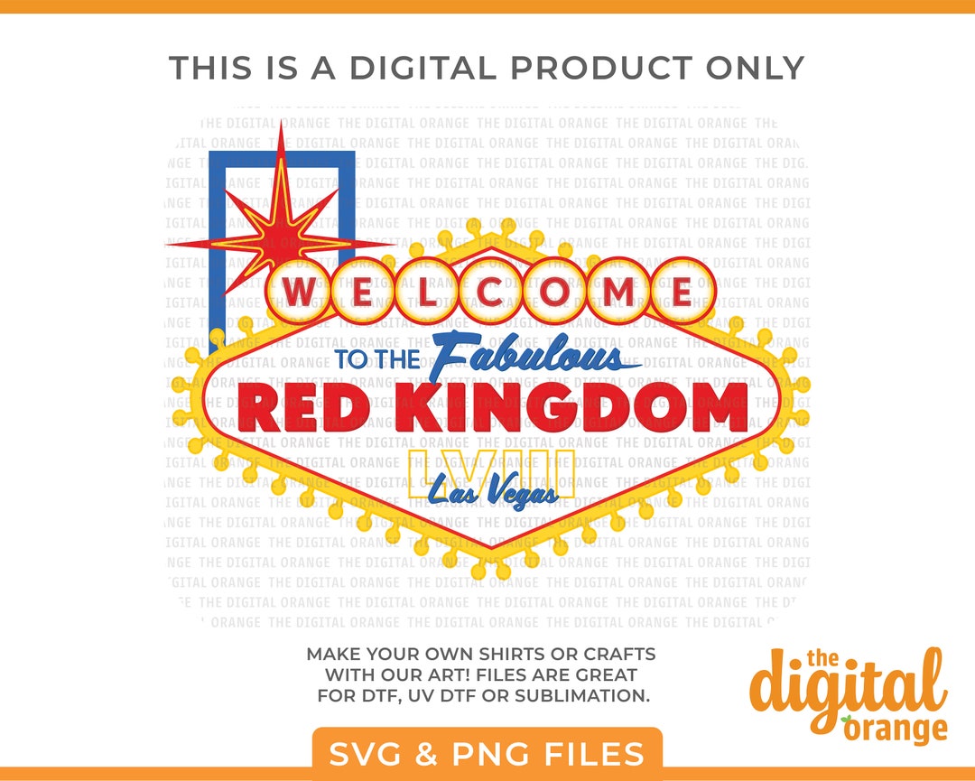 Welcome to Red Kingdom LVIII SVG & PNG Welcome to Las Vegas Clip Art ...