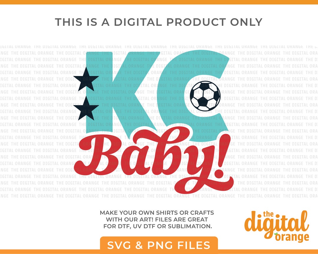 KC Baby! SVG & PNG Bundle | Kc Current Soccer Clip Art | Kansas City ...
