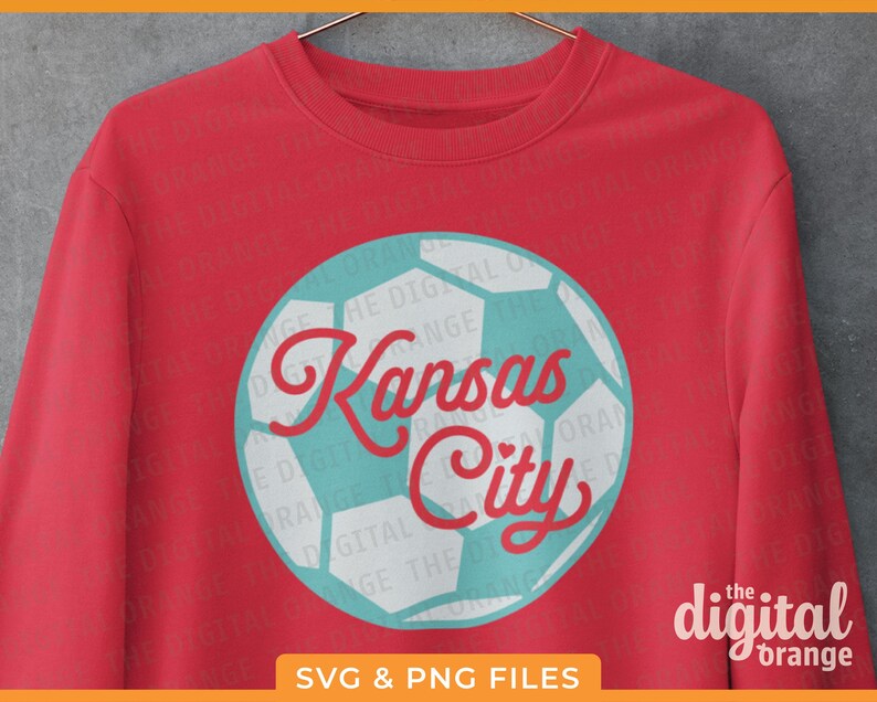 Kansas City Soccer Ball SVG & PNG Bundle | Kc Current Soccer Clip Art ...